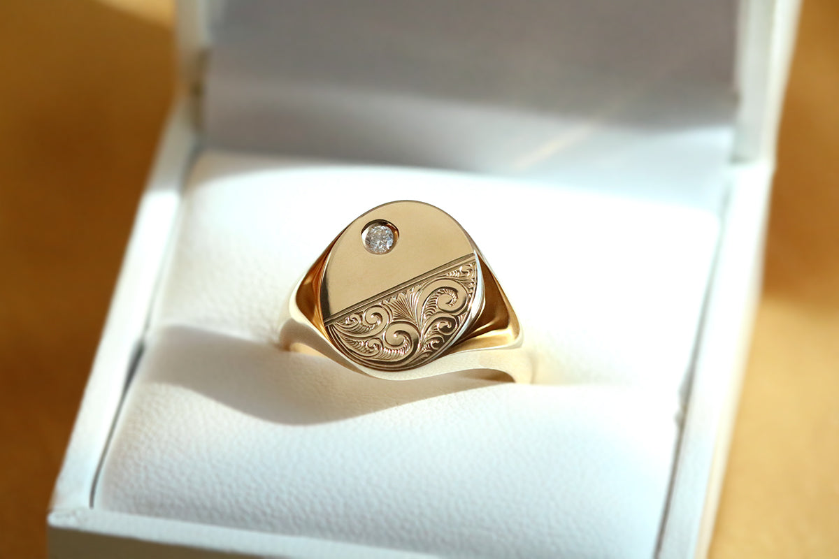 Signet Rings | Buy Women's Gold Signet Rings Online Australia ...