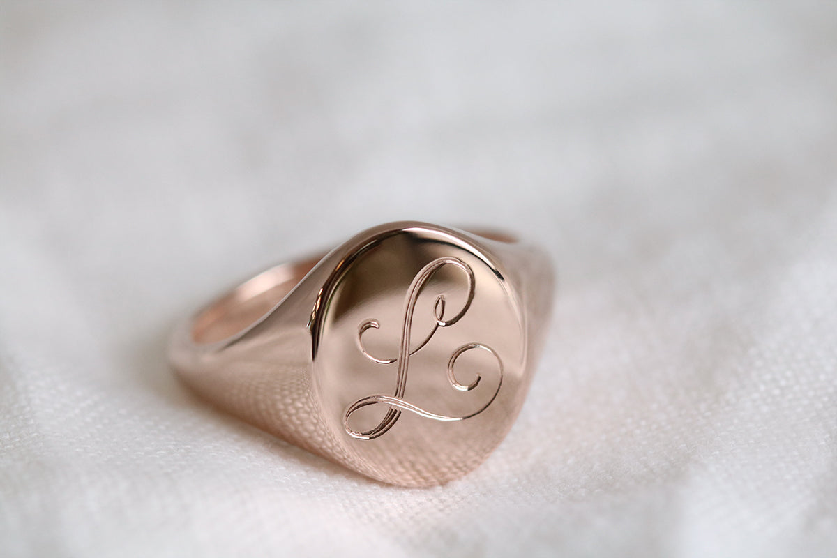 Men's Rose Gold Signet Rings– Scarlett Jewellery Label